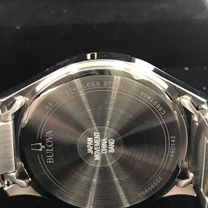 Bulova | Accessories | Bulova Mens Diamond Accents Black Dial Watch New ...